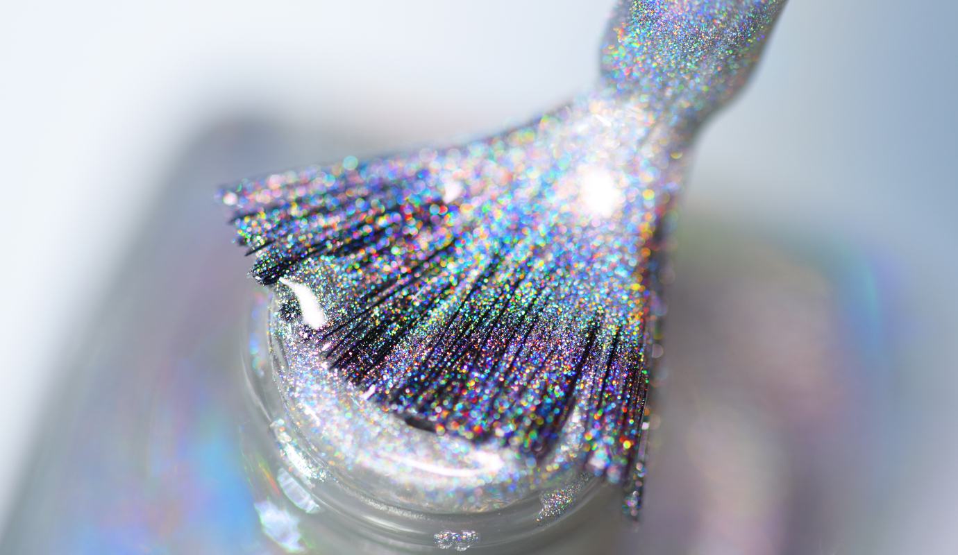 ILNP Roulette - Black-Based Red Magnetic Holographic Nail Polish