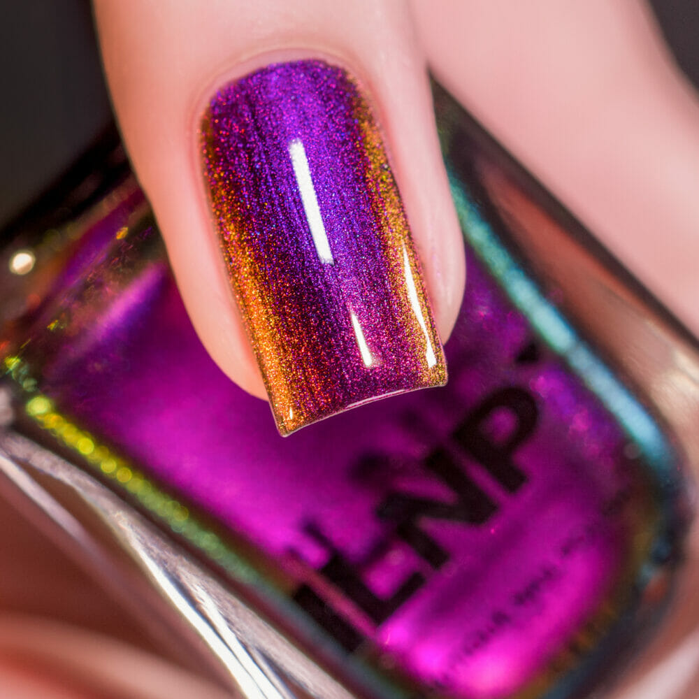 ILNP Timber - Warm Walnut Brown Holographic Jelly Nail Polish