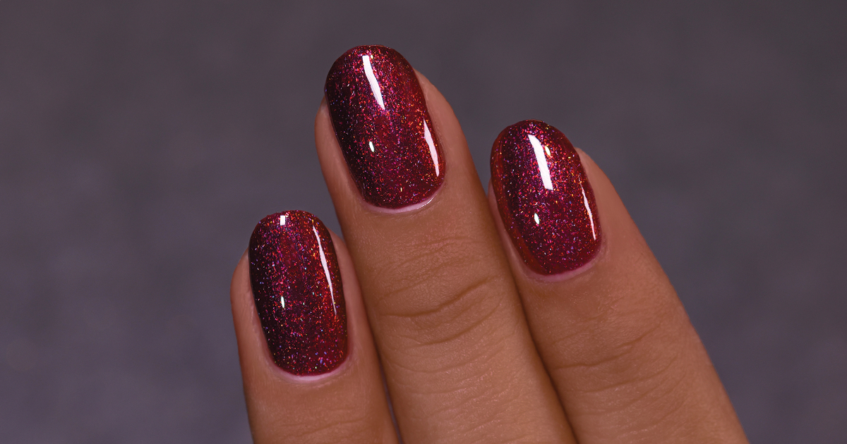 ILNP Carrie - Blood Red Holographic Nail Polish