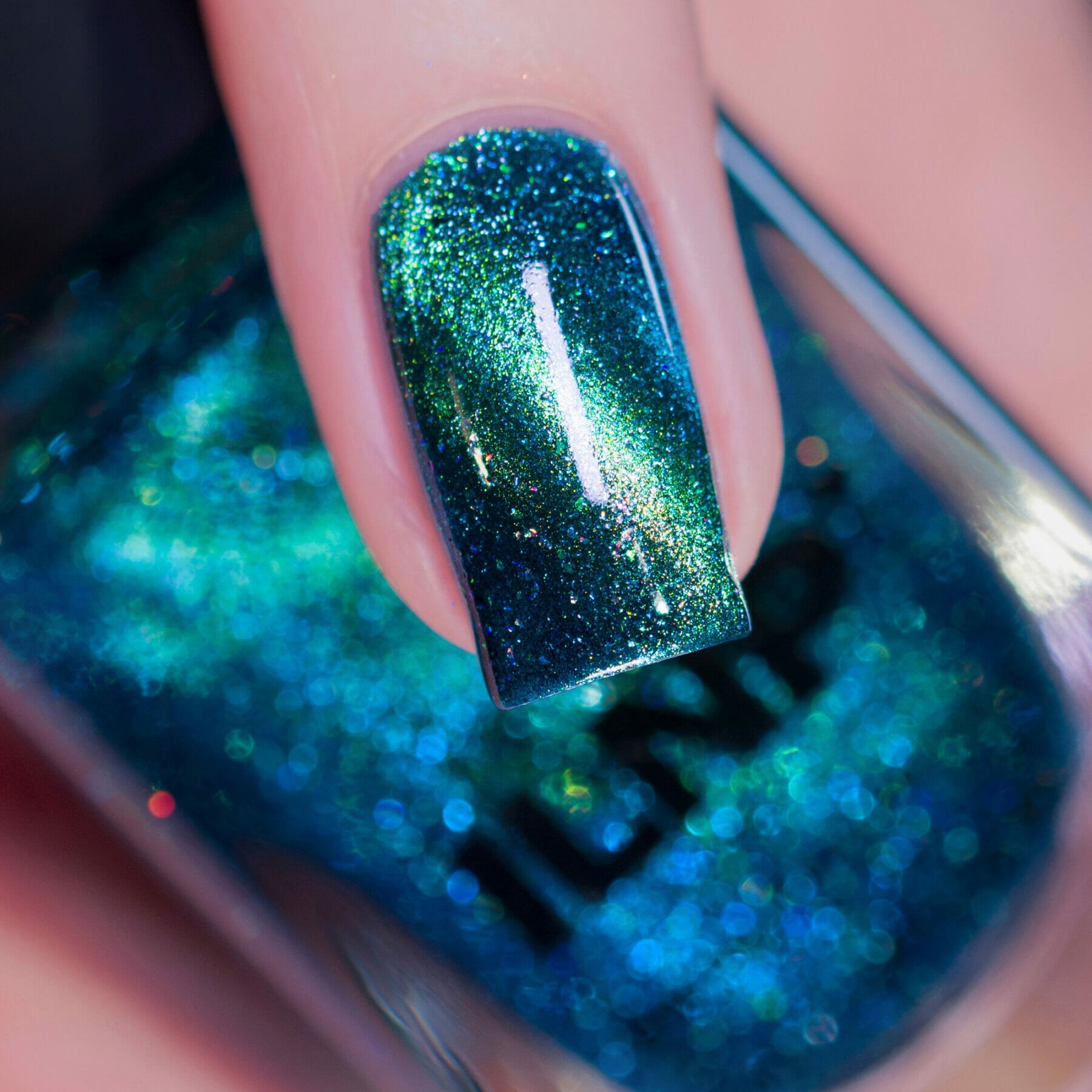 ILNP Cold As Ice - Icy Blue Ultra Holographic Nail Polish