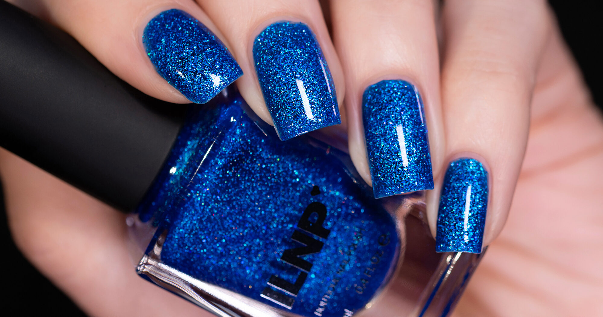 ILNP Deep Dive - Lively Cobalt Blue Holographic Nail Polish