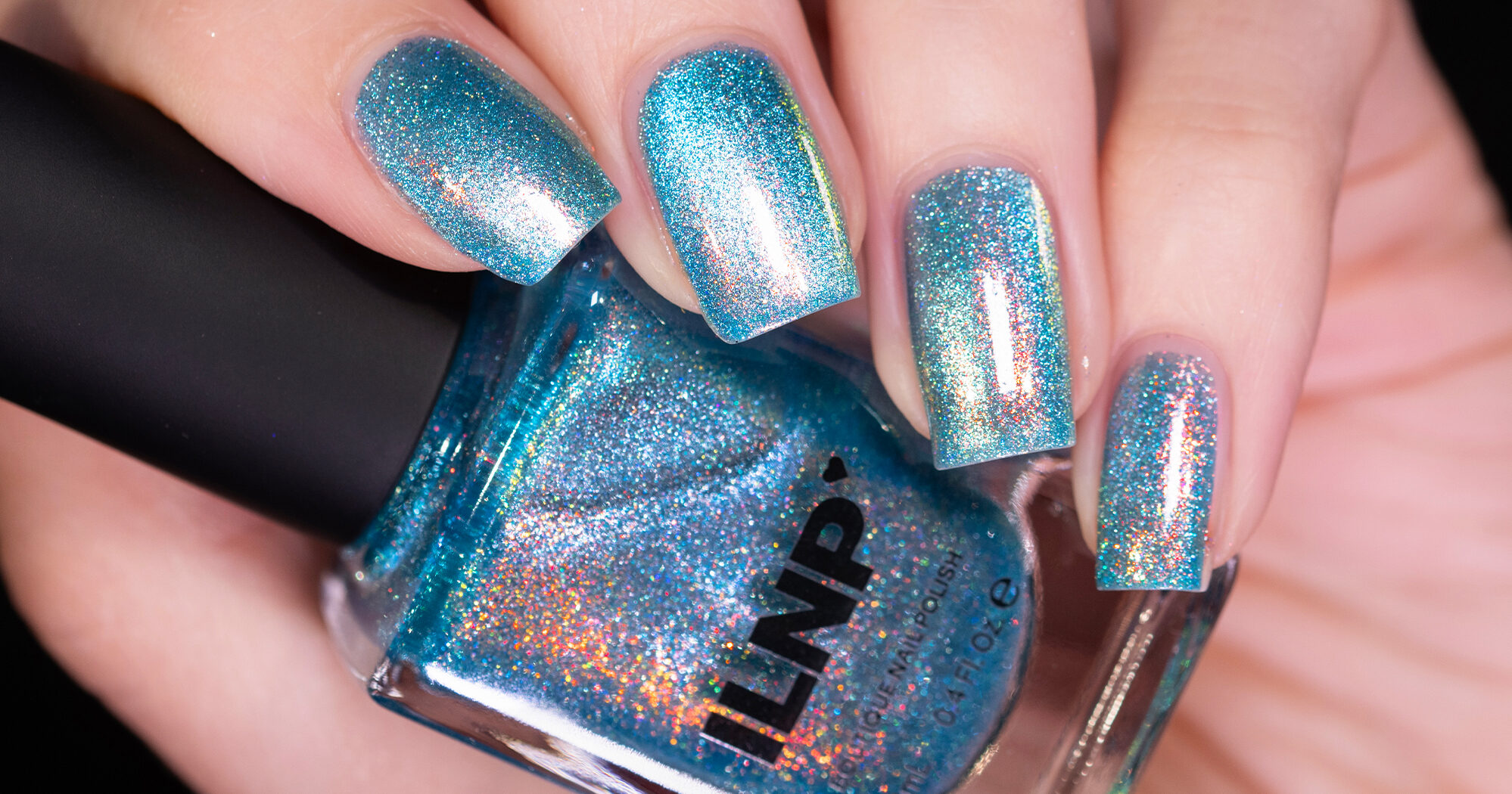 ILNP Flashing Lights - Vivid Teal Magnetic Shimmer Nail Polish