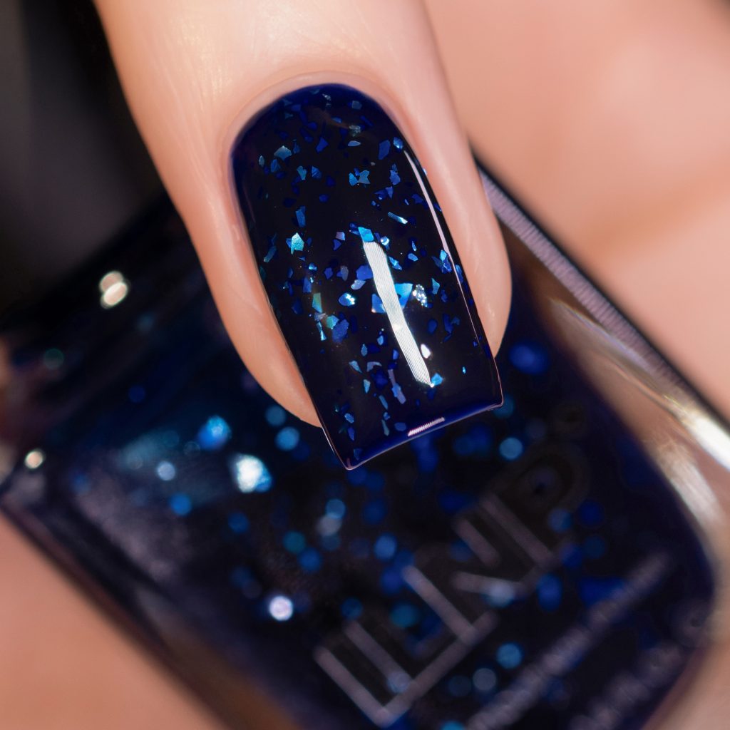ILNP Headliner - Indigo-Based Iridescent Flakie Shimmer Nail Polish