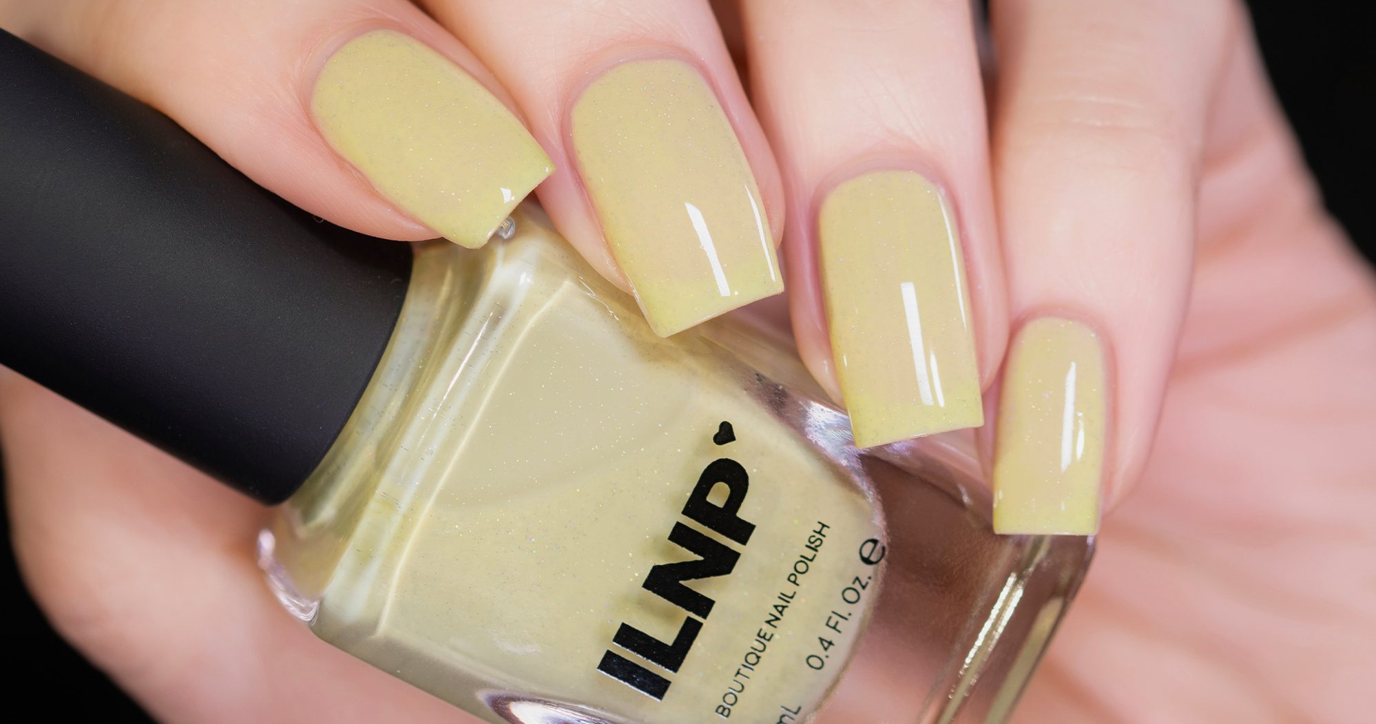 ILNP Lunchbox- Pastel Yellow Holographic Crelly Nail Polish