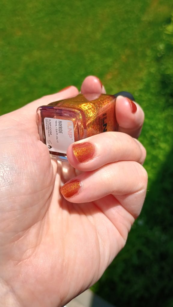 ILNP Hayride - Warm Golden Yellow Shimmer Nail Polish