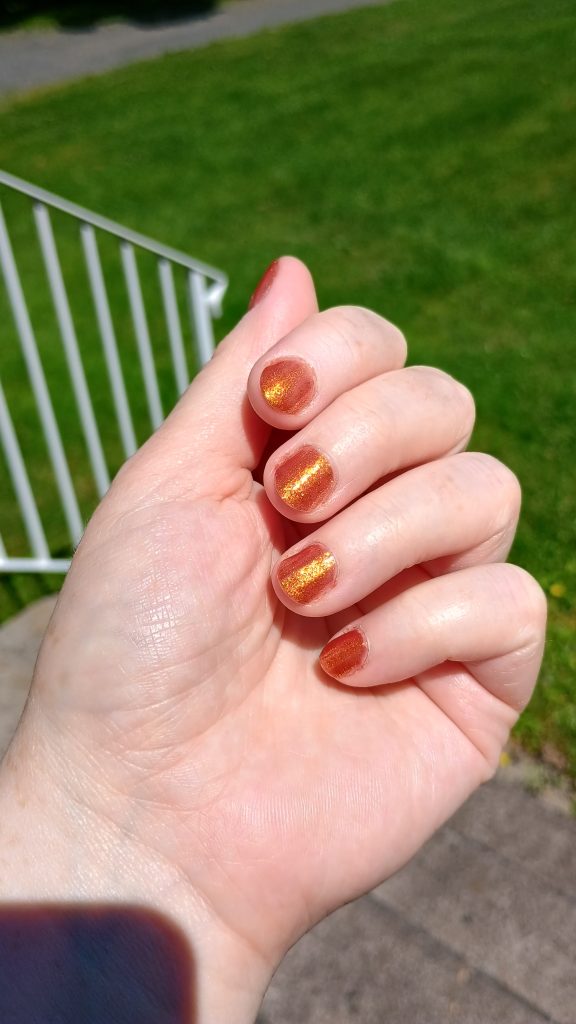 ILNP Hayride - Warm Golden Yellow Shimmer Nail Polish