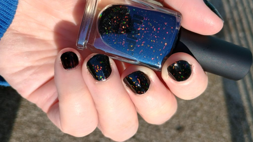 ILNP Hex - Black Jelly Shimmer Nail Polish