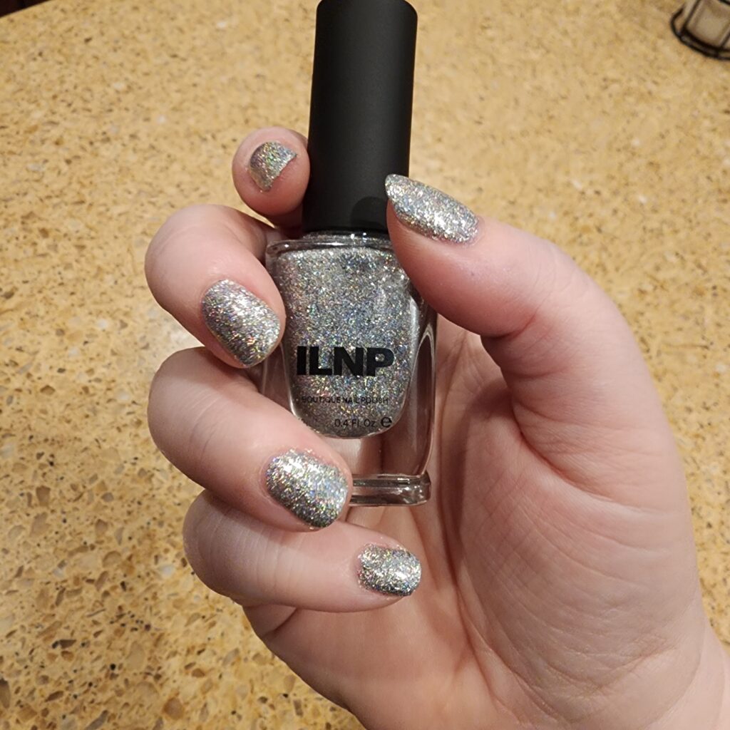 ILNP The Lighthouse - Intense Silver Ultra Holographic Metallic Nail Polish