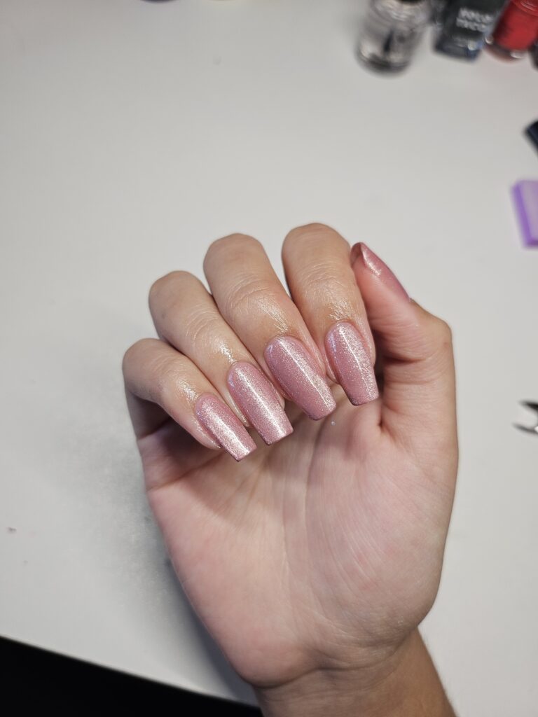 ILNP Pink Suede - Delicate Pink Magnetic Holographic Nail Polish