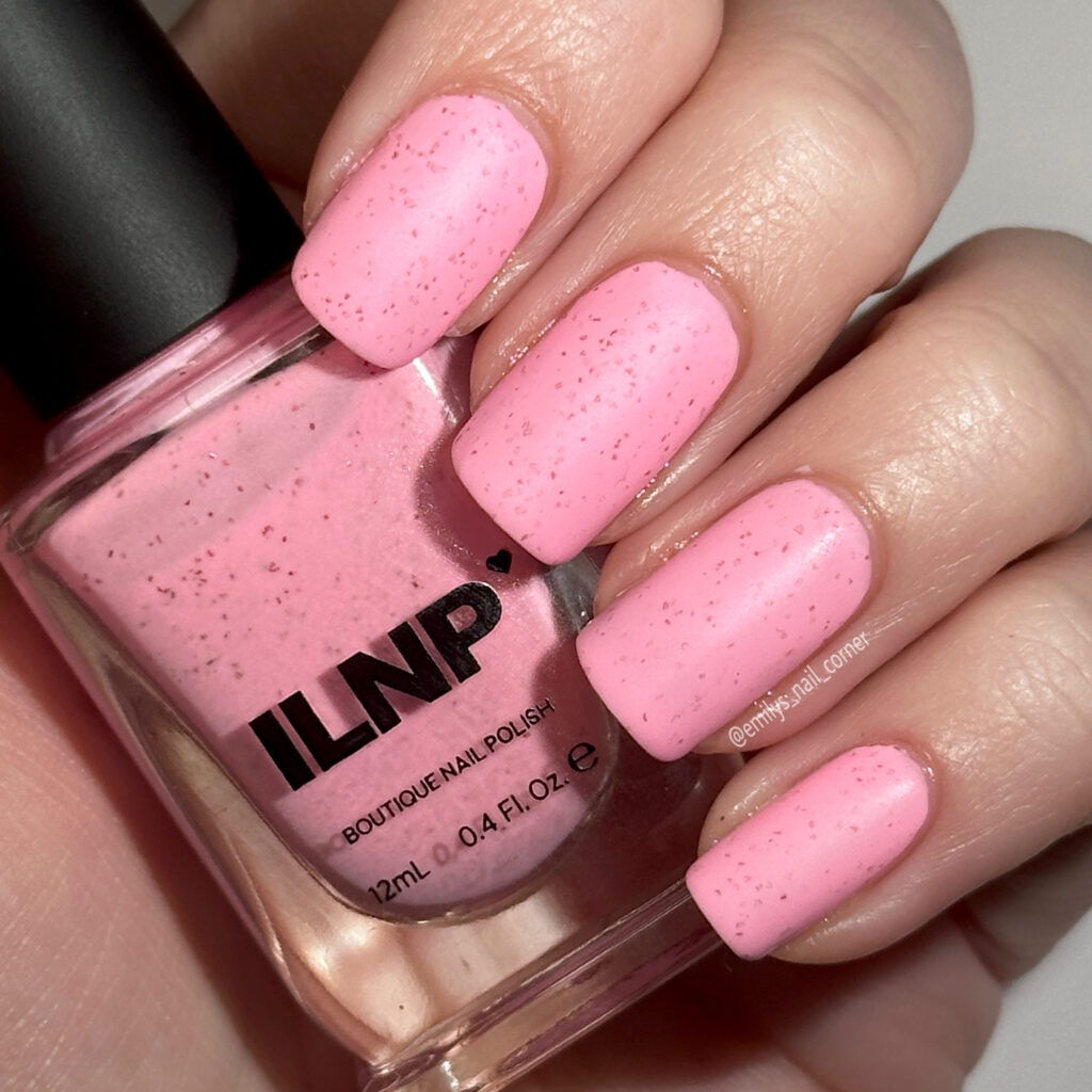 ILNP Strawberry Shake - Pastel Pink Speckled Nail Polish