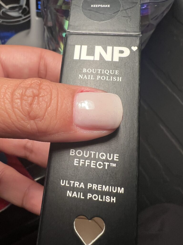 ILNP Keepsake - Delicate Pale Cream Holographic Nail Polish