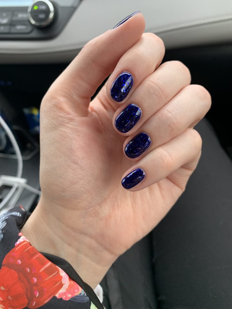 ILNP Headliner - Indigo-Based Iridescent Flakie Shimmer Nail Polish