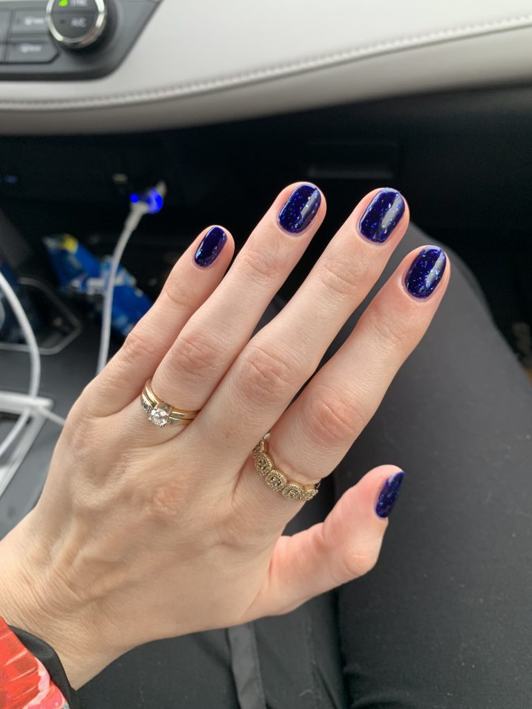 ILNP Headliner - Indigo-Based Iridescent Flakie Shimmer Nail Polish